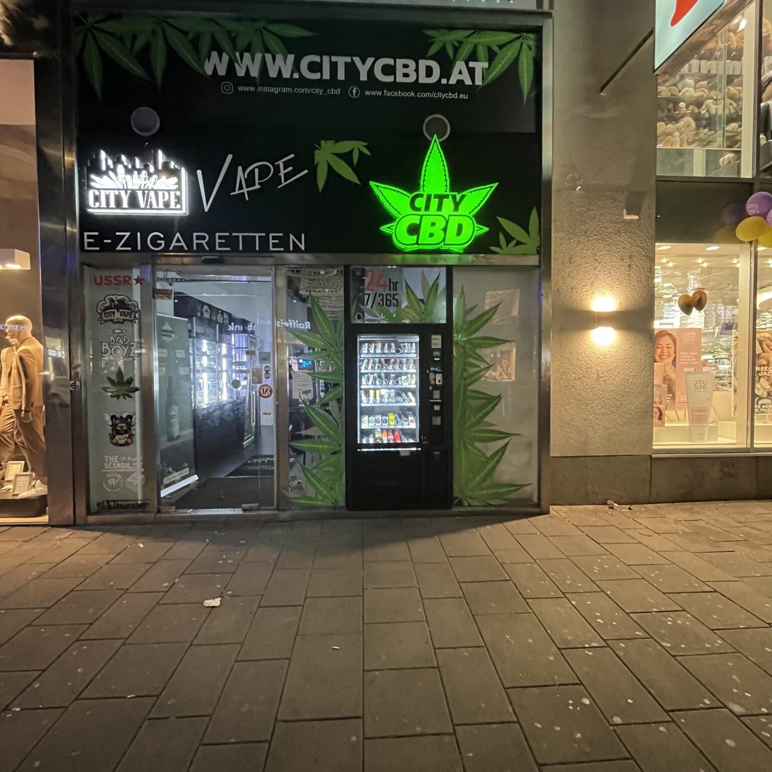 City Vape & CBD Automat 24h Mariahilferstrasse - Automaten finden Wien